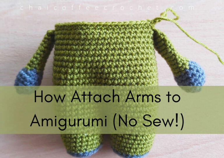 No Sew Method to Attach Arms and Body Parts on Amigurumi