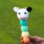 Crochet Cow Rattle (Free Pattern)