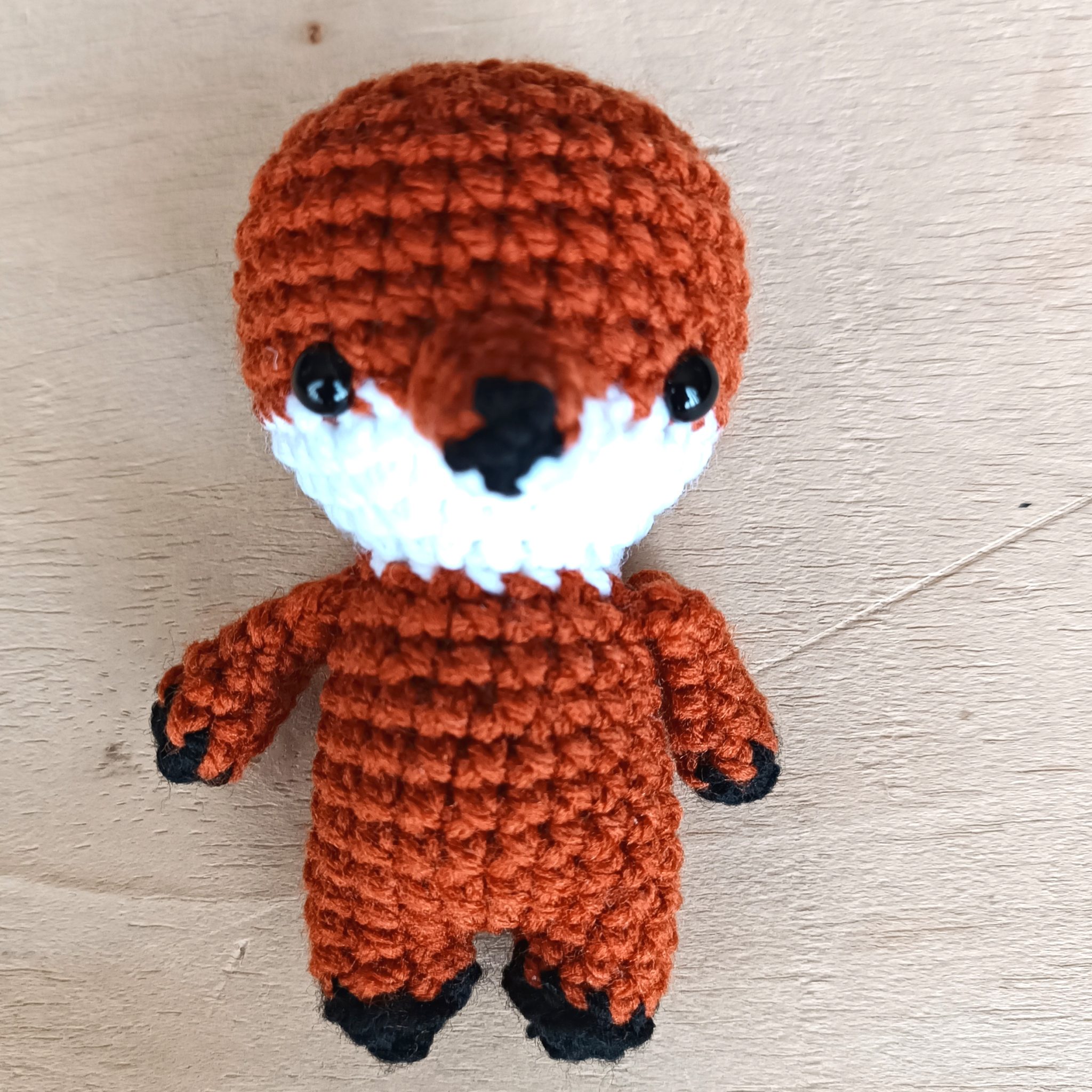 Small Crochet Fox (Free Pattern): Kozu Palm Pets - Chai Coffee Crochet