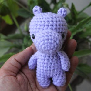 Small Crochet Hippo Free Pattern - Chai Coffee Crochet